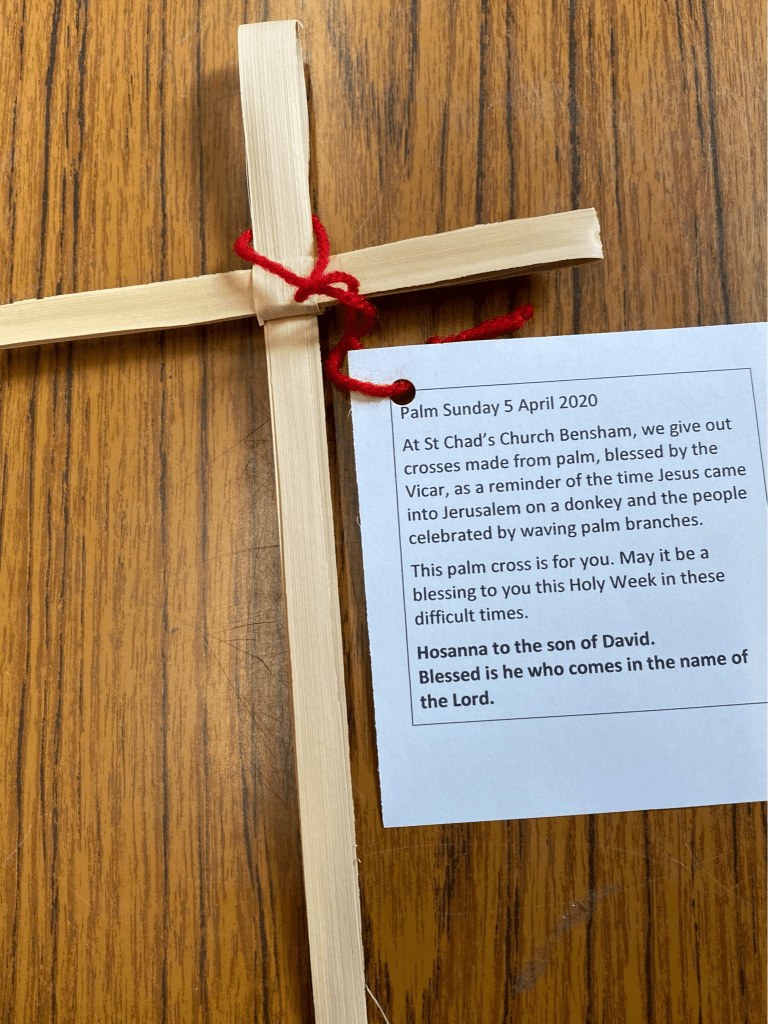 What do you do with your palm cross? – A Retired Rector's Reflections